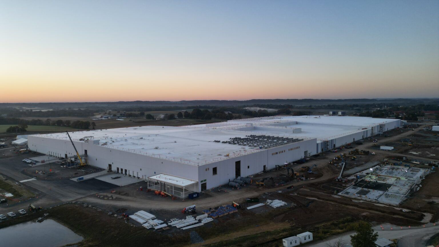 Ultium Cells EV Battery Plant Construction by imi