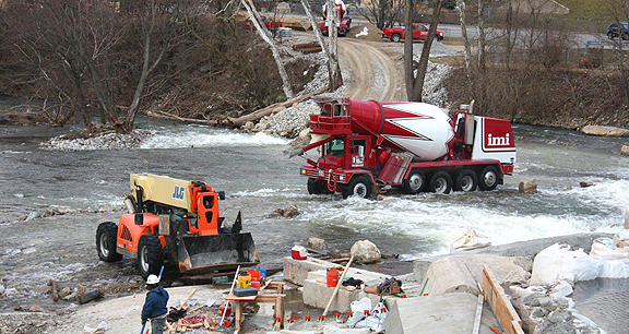 Fall Creek - Indiana Dam Reconstruction Project | imi